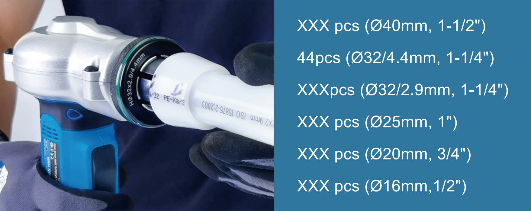 Professional Cordless PEX Expansion Tool