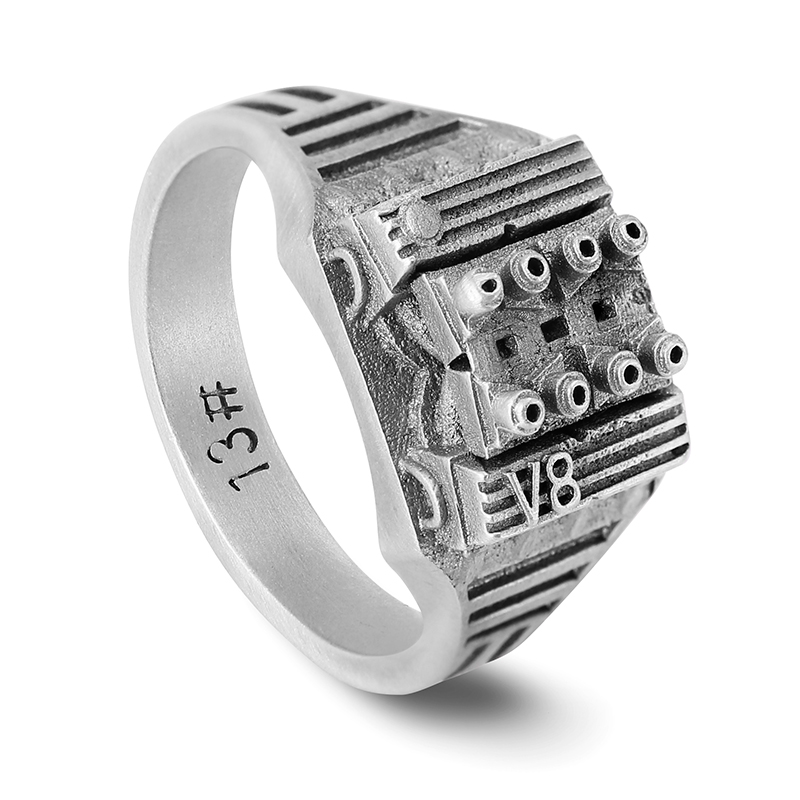 V8 Engine Ring-EVBEA