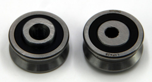 LVPA28.2RS-Track rollers with "V" groove profile - Vee'd Bearings