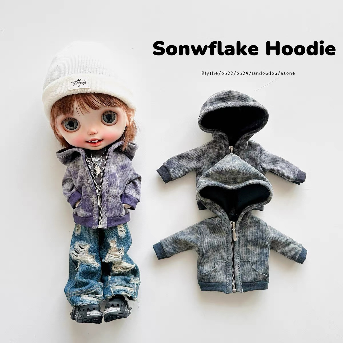 2025 New product-snowflake hoodie