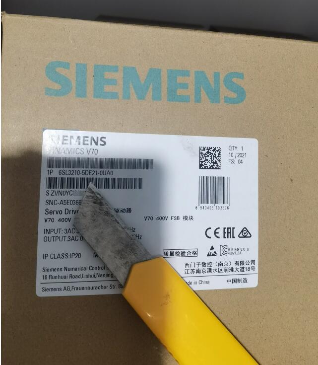 6SL3210-5DE21-0UA0 SIEMENS SINAMICS V70 Frequency converter