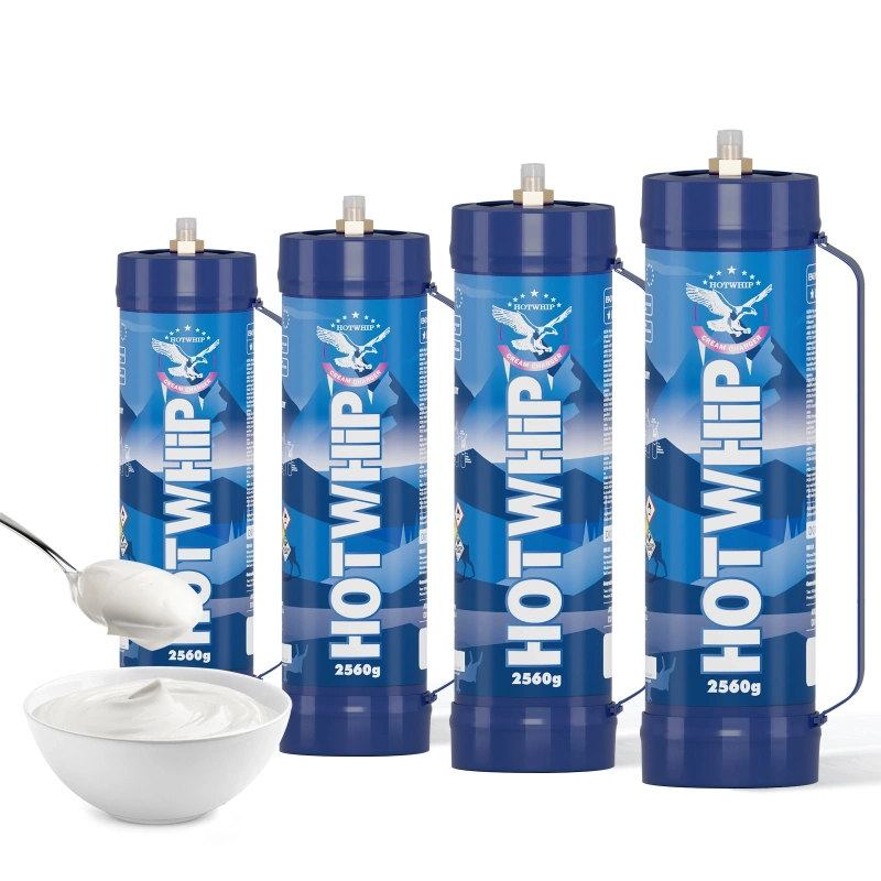 Hotwhip Food Grade 4.0L/2560g N2O Tank for Whipped Cream Chargers ...