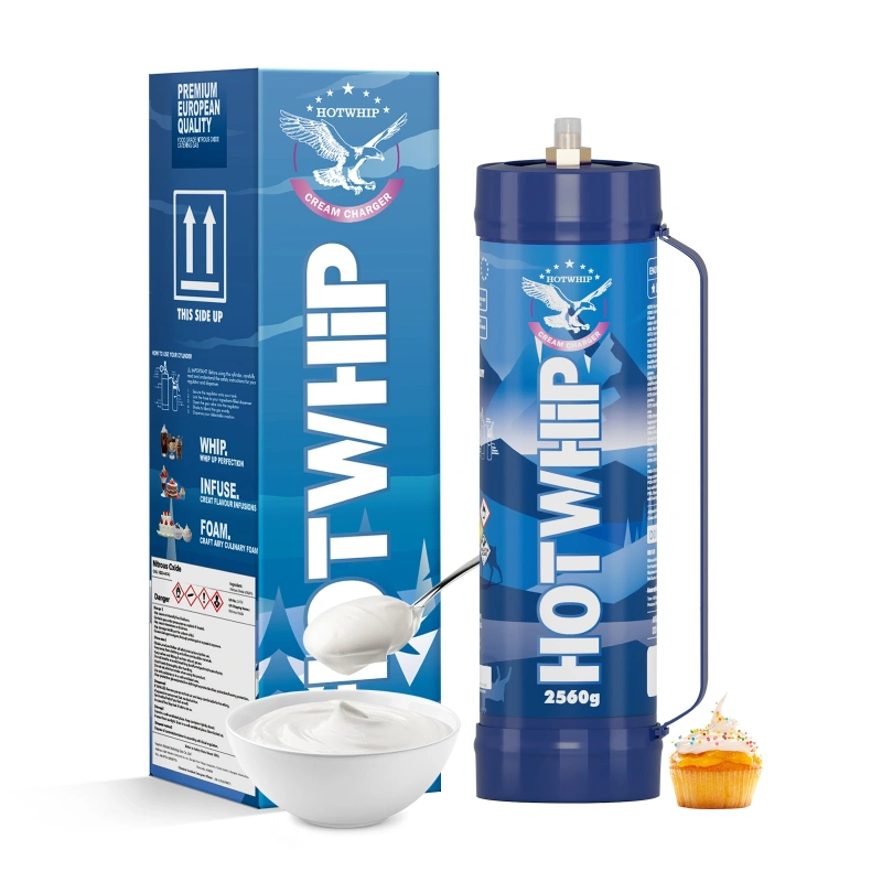 Hotwhip Food Grade 4.0L/2560g N2O Tank for Whipped Cream Chargers ...