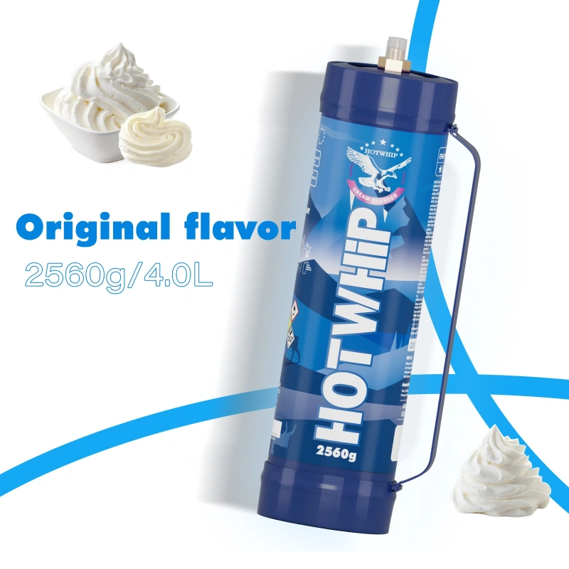 Hotwhip Food Grade 4.0L/2560g N2O Tank for Whipped Cream Chargers ...