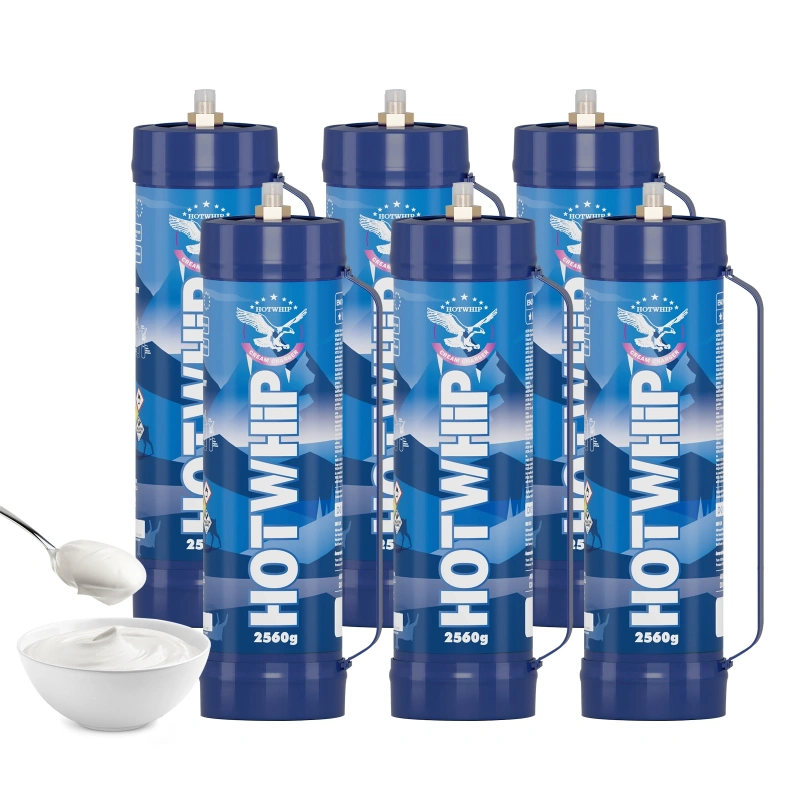 Hotwhip Food Grade 4.0L/2560g N2O Tank for Whipped Cream Chargers ...