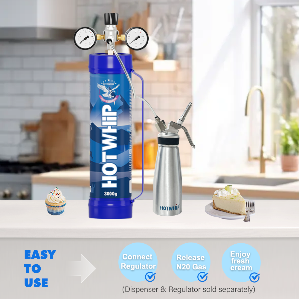 Hotwhip 4.5L/3000g Original Flavor Cream Charger - Nitrous Oxide for ...