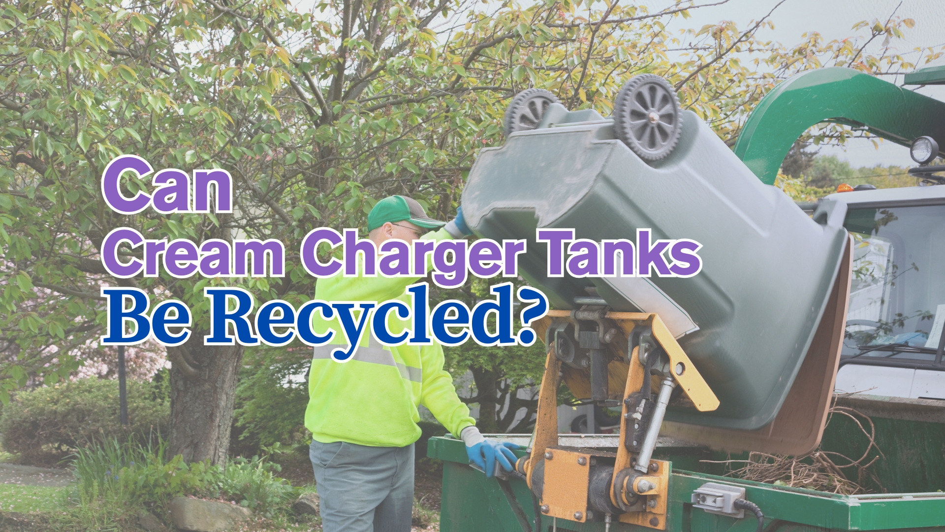Can Cream Charger Tanks Be Recycled?