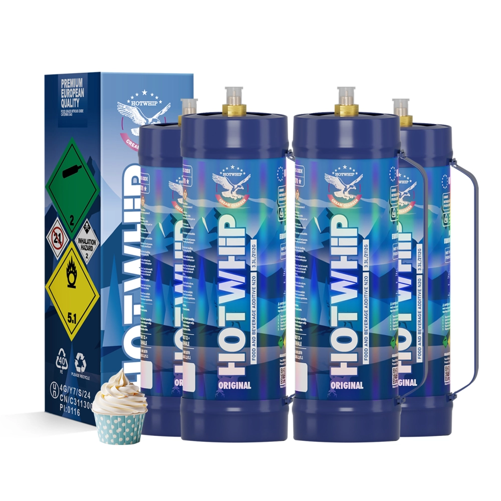 Hotwhip Whipped Cream Charger 3.3L/2112g Food Grade Tanks (Original ...
