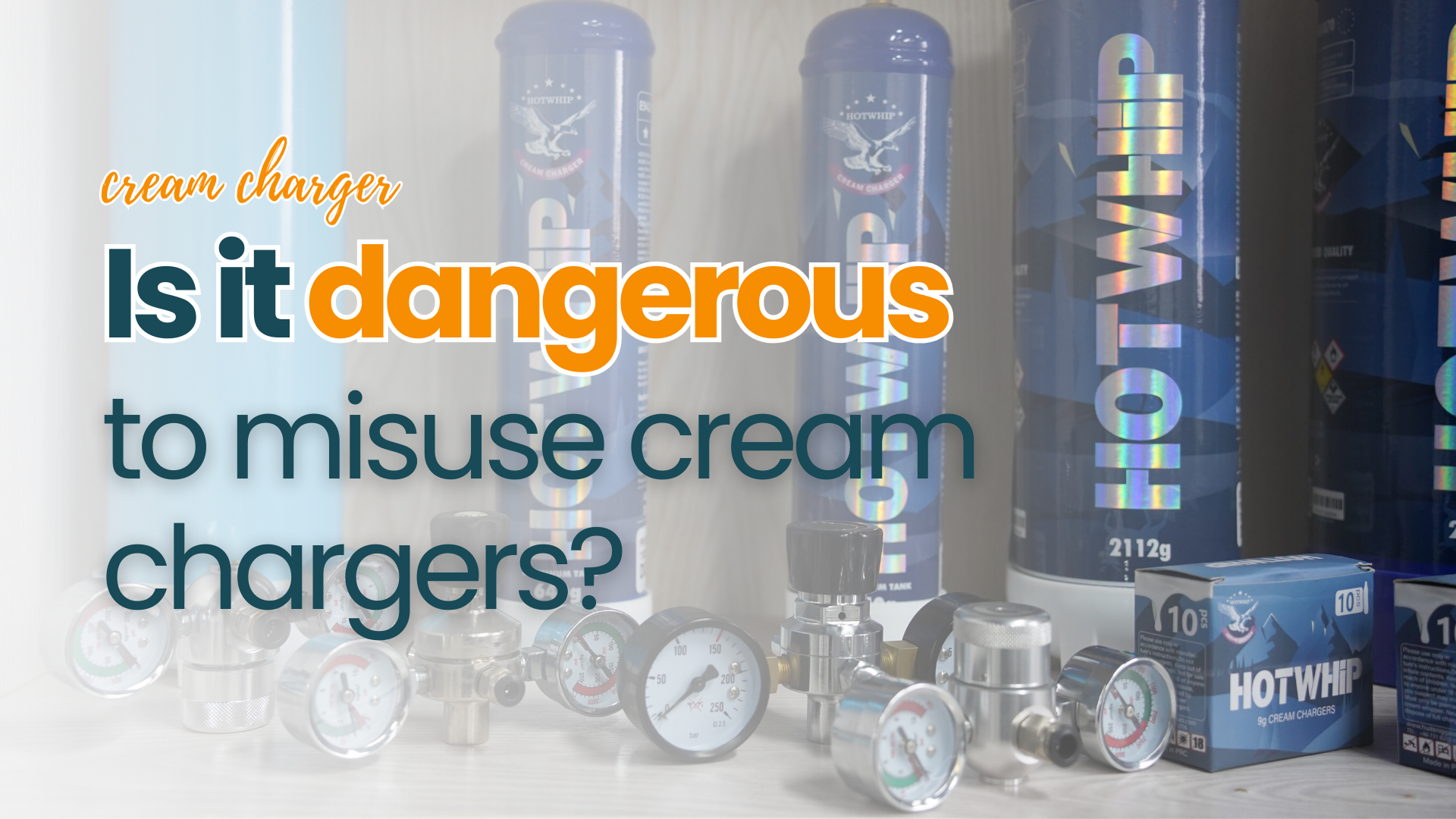 Is it dangerous to misuse cream chargers?