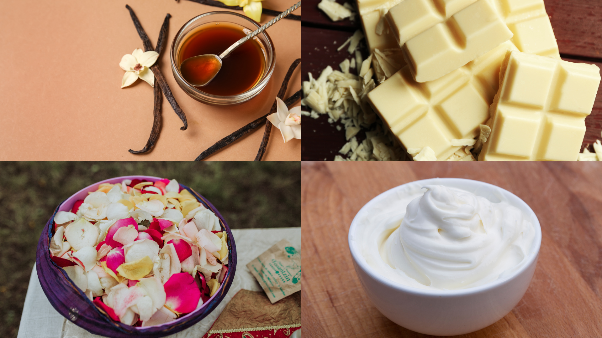 Floral Tea Cream Spheres