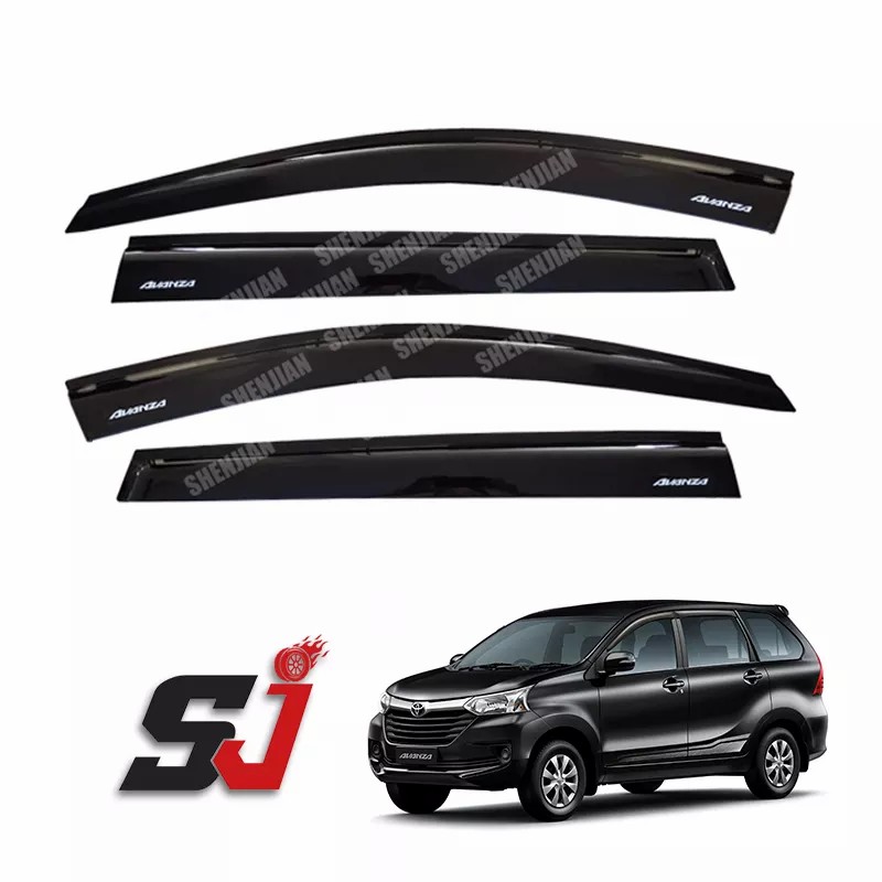 Hot selling Auto Exterior Accessories Black Injection Weather Shield ...