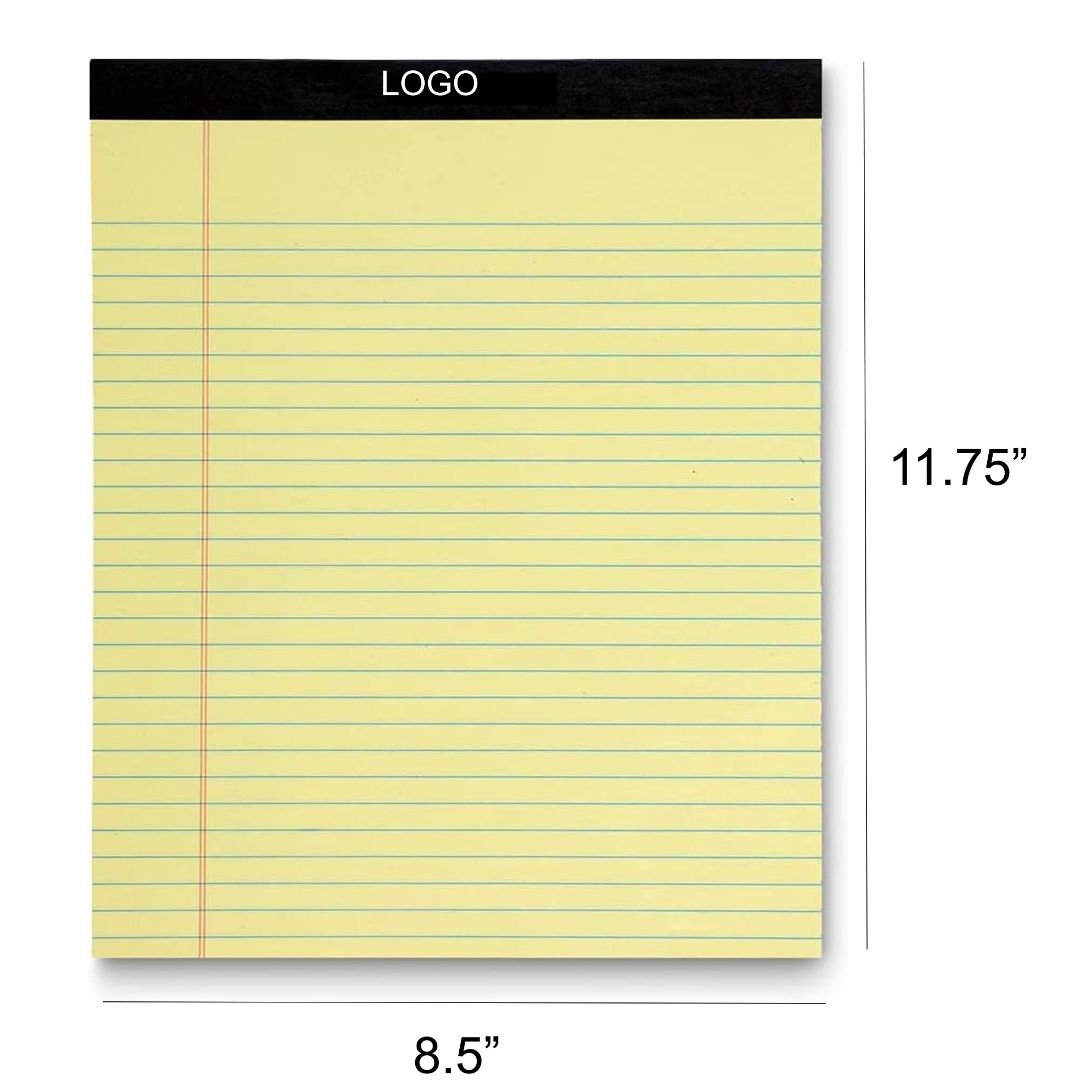 Custom lined notepads