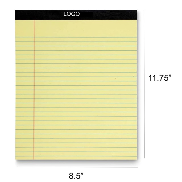 Custom lined notepads