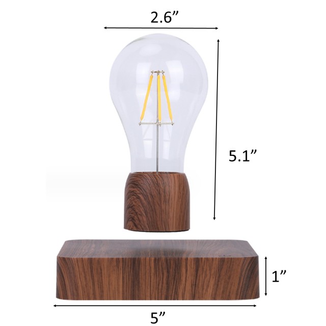 Magnetic Levitating Floating Wireless LED Light Bulb