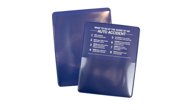 Promotional Insurance Card Holders with Extra Pocket/Agency Branded ...