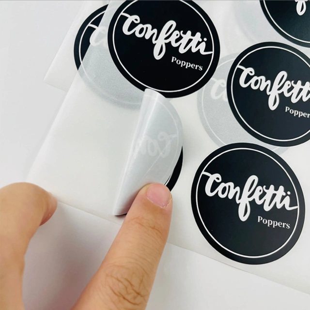 Waterproof Vinyl Stickers Custom Round Labels Envelope Seal