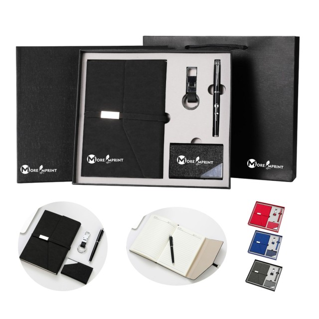 Business Gift Set Journal Pen Keychain Card Case Kit