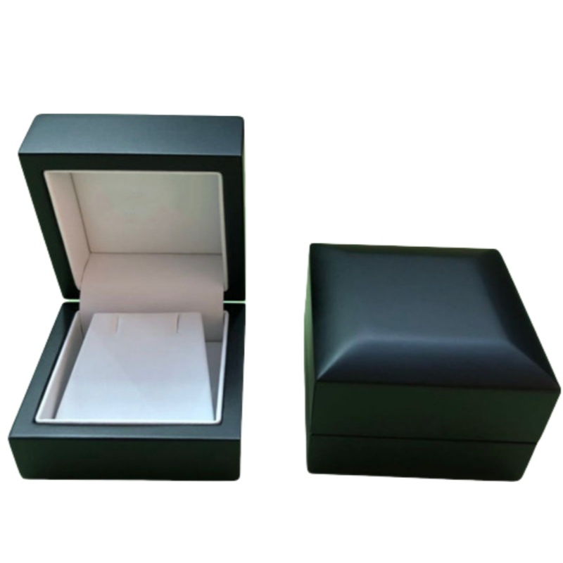 Solid Timber Box Beveled Edge LH Series for Earring