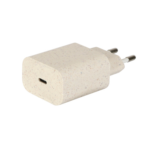 Single USB-C Power Delivery 18W Charger | Biodegradable & Eco-friendly
