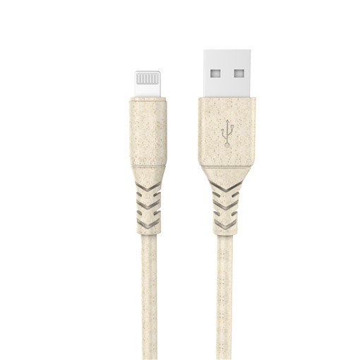 USB-A to Mfi Lightning Recycled biodegradable Data cable
