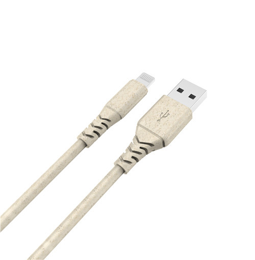 USB-A to Mfi Lightning Recycled biodegradable Data cable