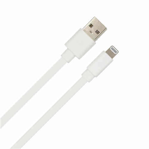 USB-A to Mfi Lightning Flat Data Cable