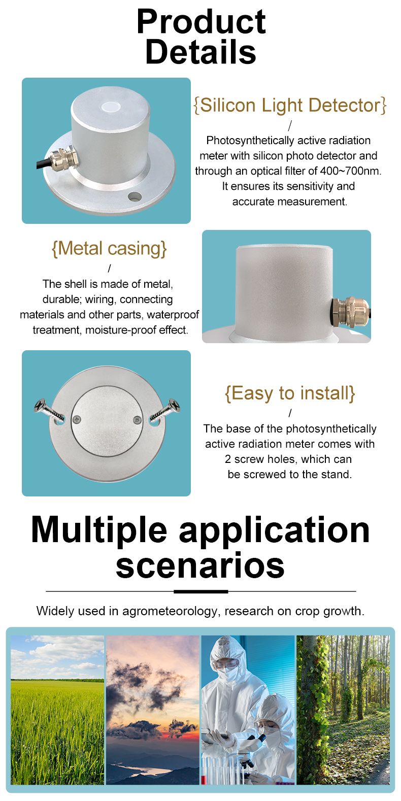 Photosynthetically RS485 active radiation