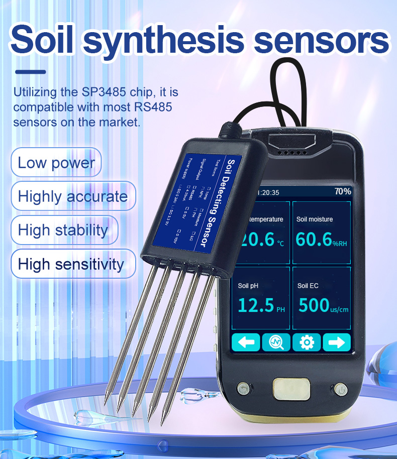 Soil Meter Data Logger 7 In 1 sensor