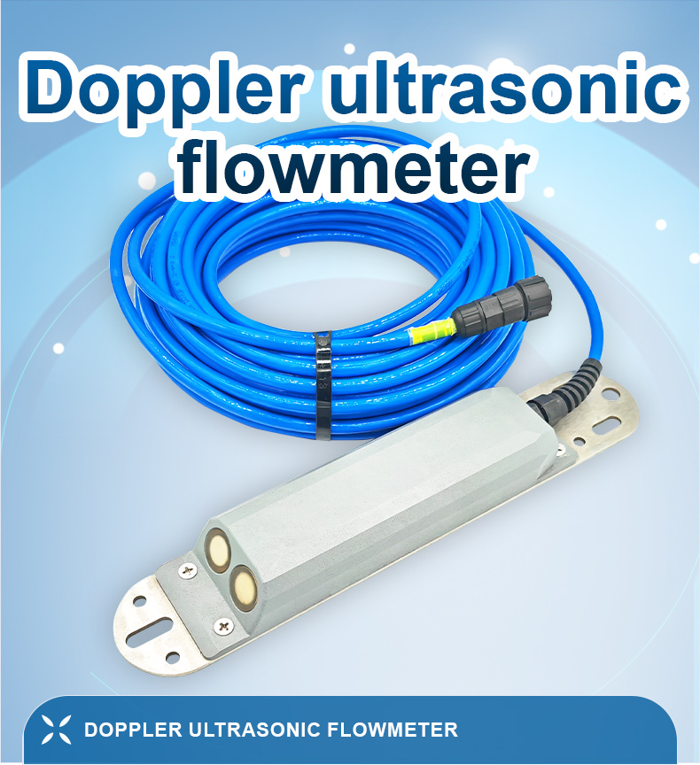 Doppler ultrasonic flowmeter meter sensor