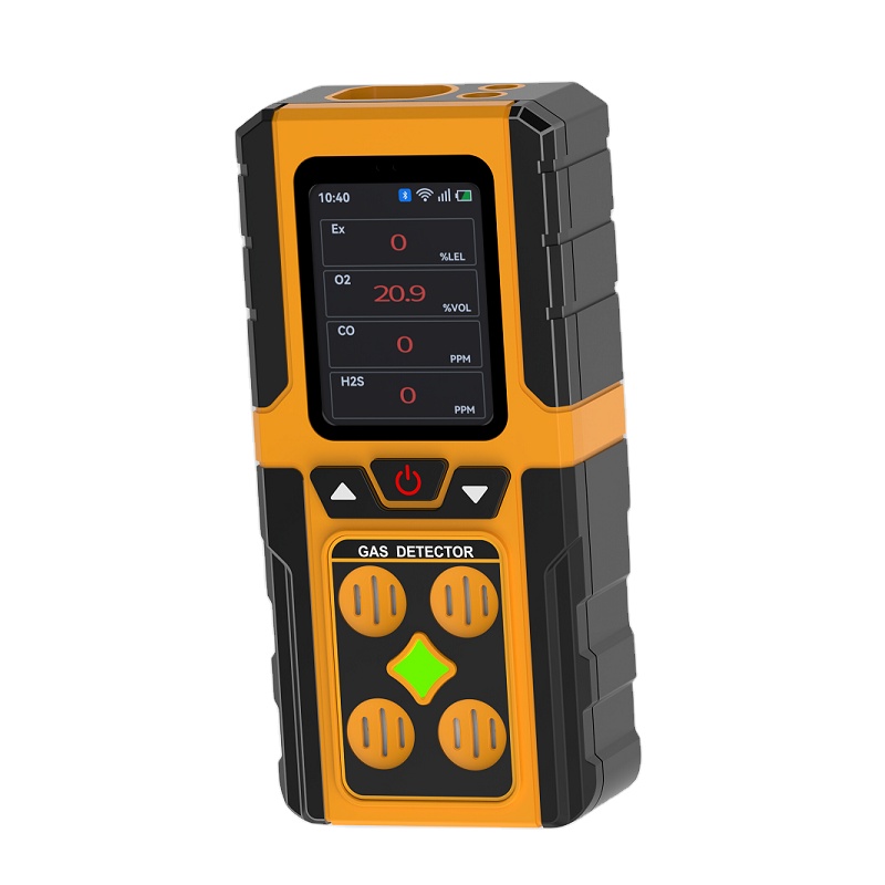 Multi-Gas Detector 4-in-1 CO, H2S, O2, LEL Sensor