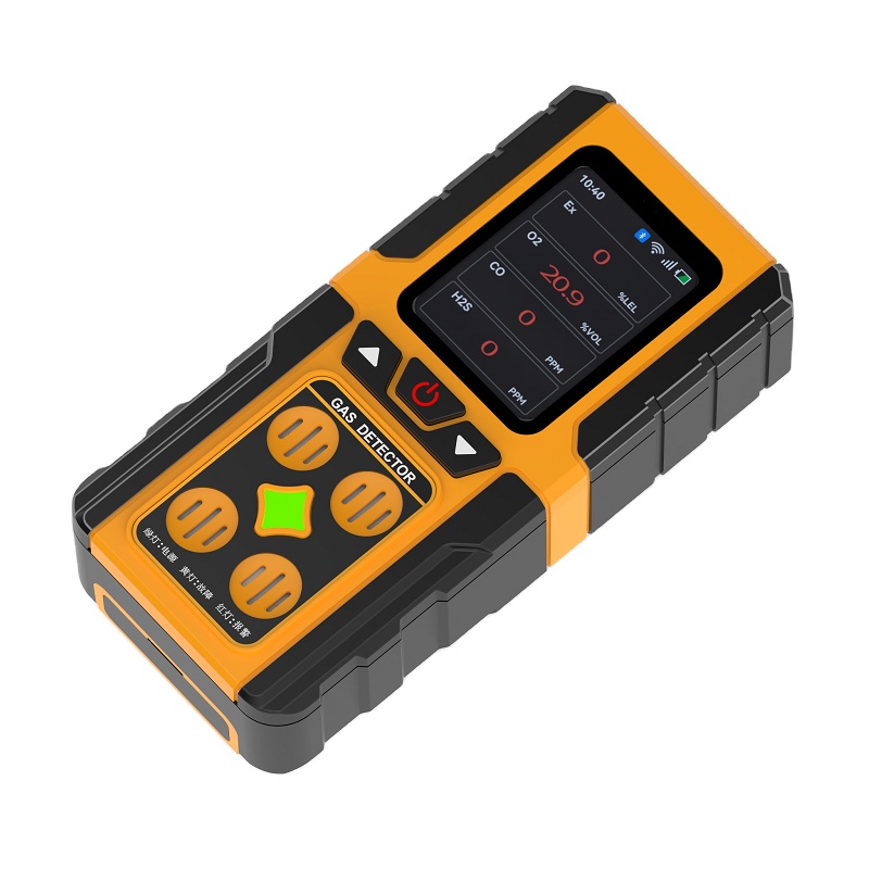 Upgraded 4-in-1 Gas Monitoring Device Strong Alarm & Fast Detection