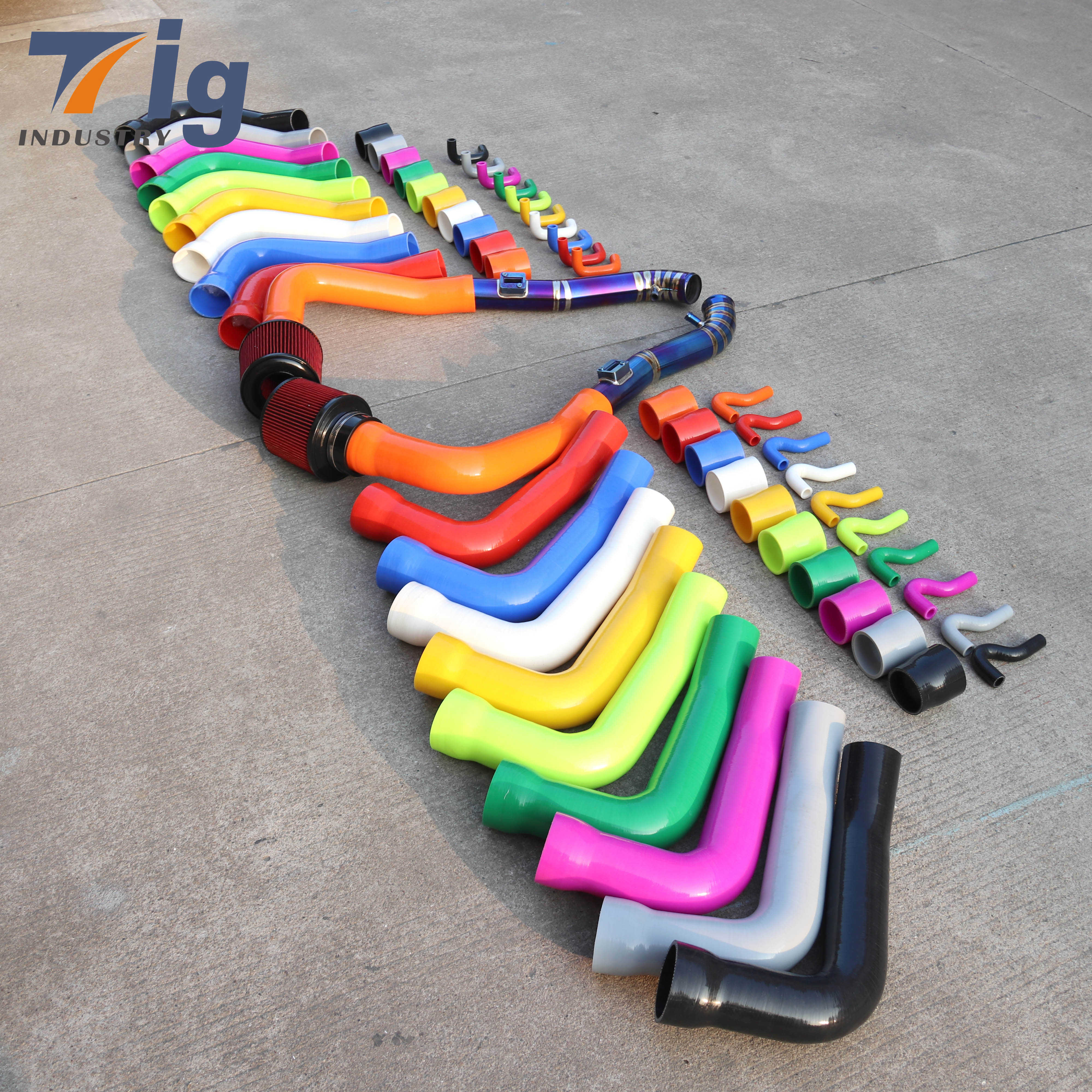 350Z 370Z G35 G37 VQ35HR Titanium front mount air intakes