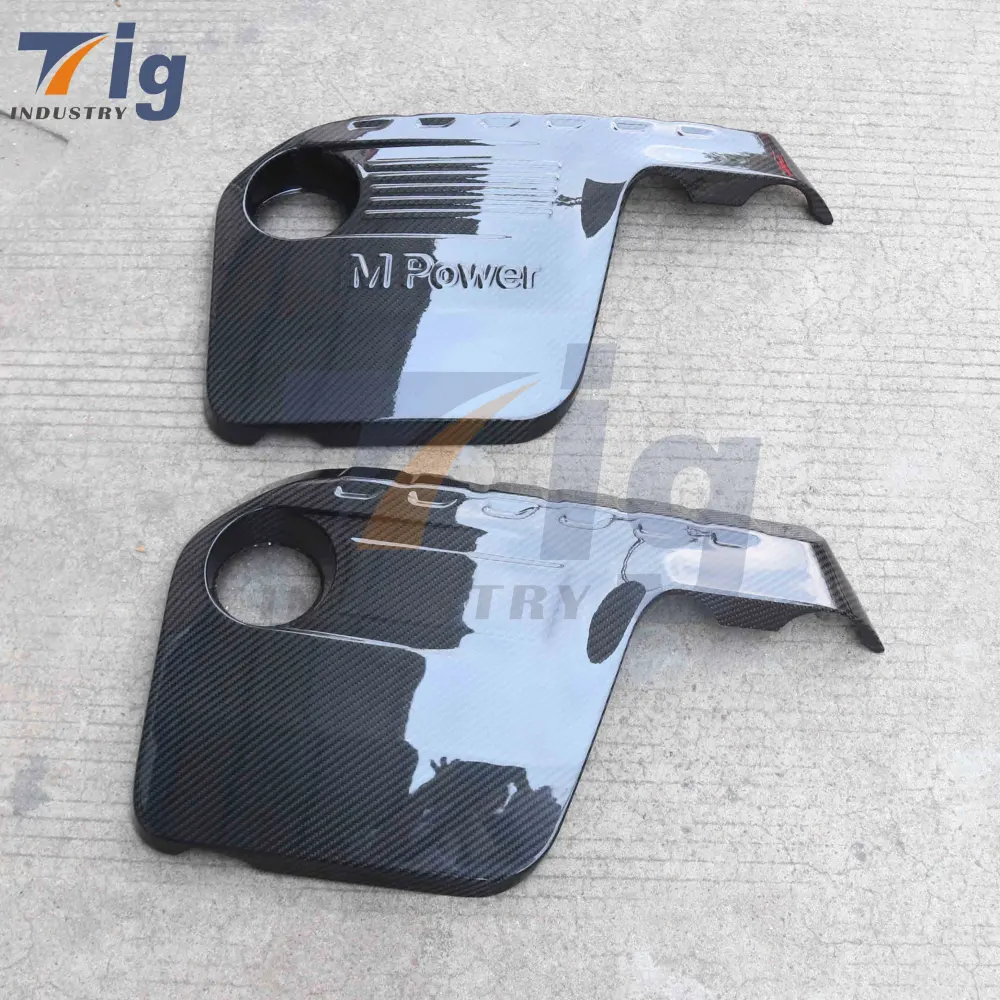 Real Carbon Fiber Engine Cover Hood Panel BMW F80 M3 F82 F83 M4 F87 M2 ...