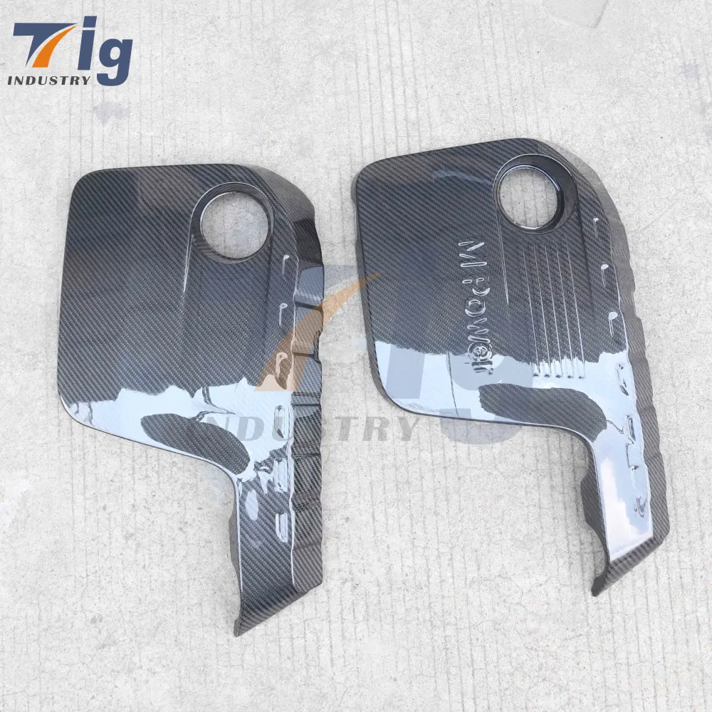 Real Carbon Fiber Engine Cover Hood Panel BMW F80 M3 F82 F83 M4 F87 M2 ...