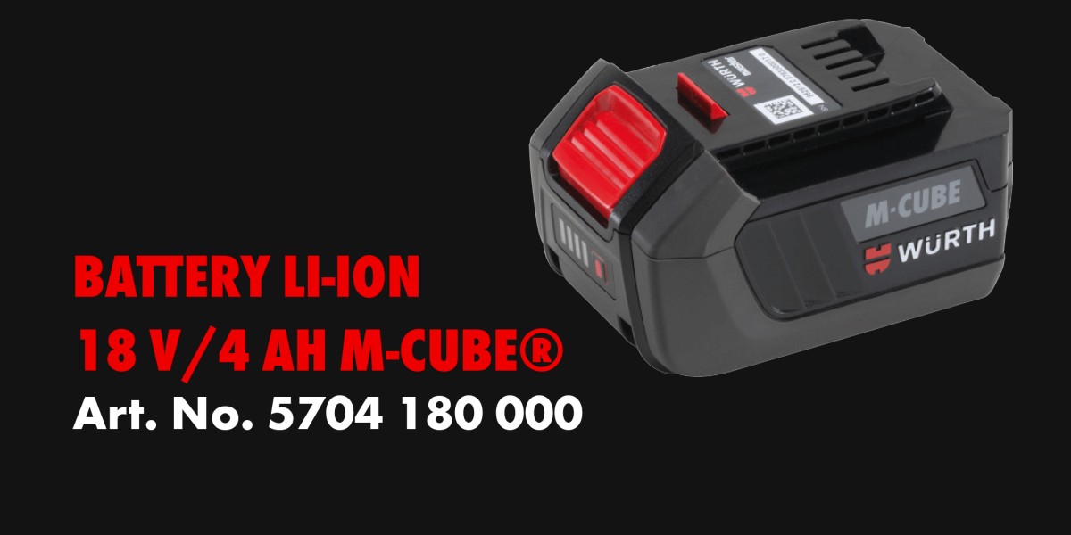 Genuine MASTER WURTH M-CUBE online Li 18V 4AH Basic Powerpack lithium ...