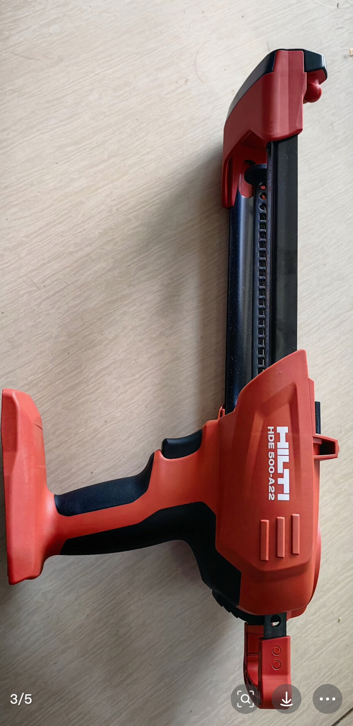 Hilti HDE 500-A22 Cordless Adhesive Mortar Dispenser