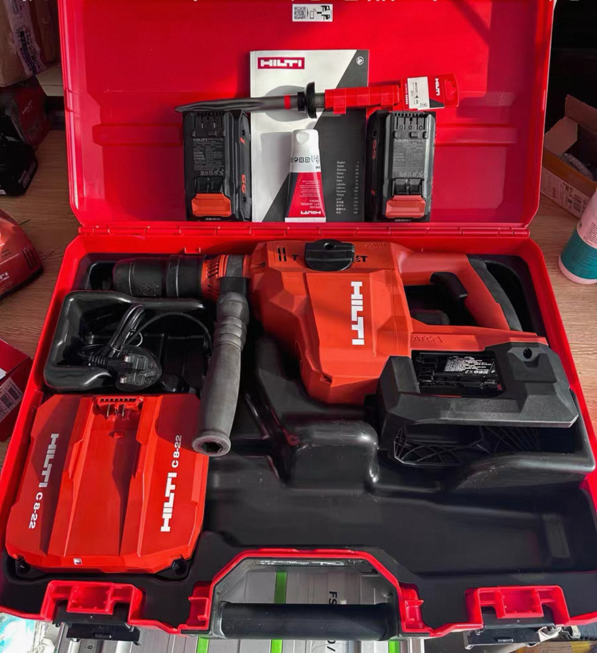 GENUINE HILTI NURON SDS-MAX ROTARY HAMMER REVIEW TE 50-22 with 2 ...