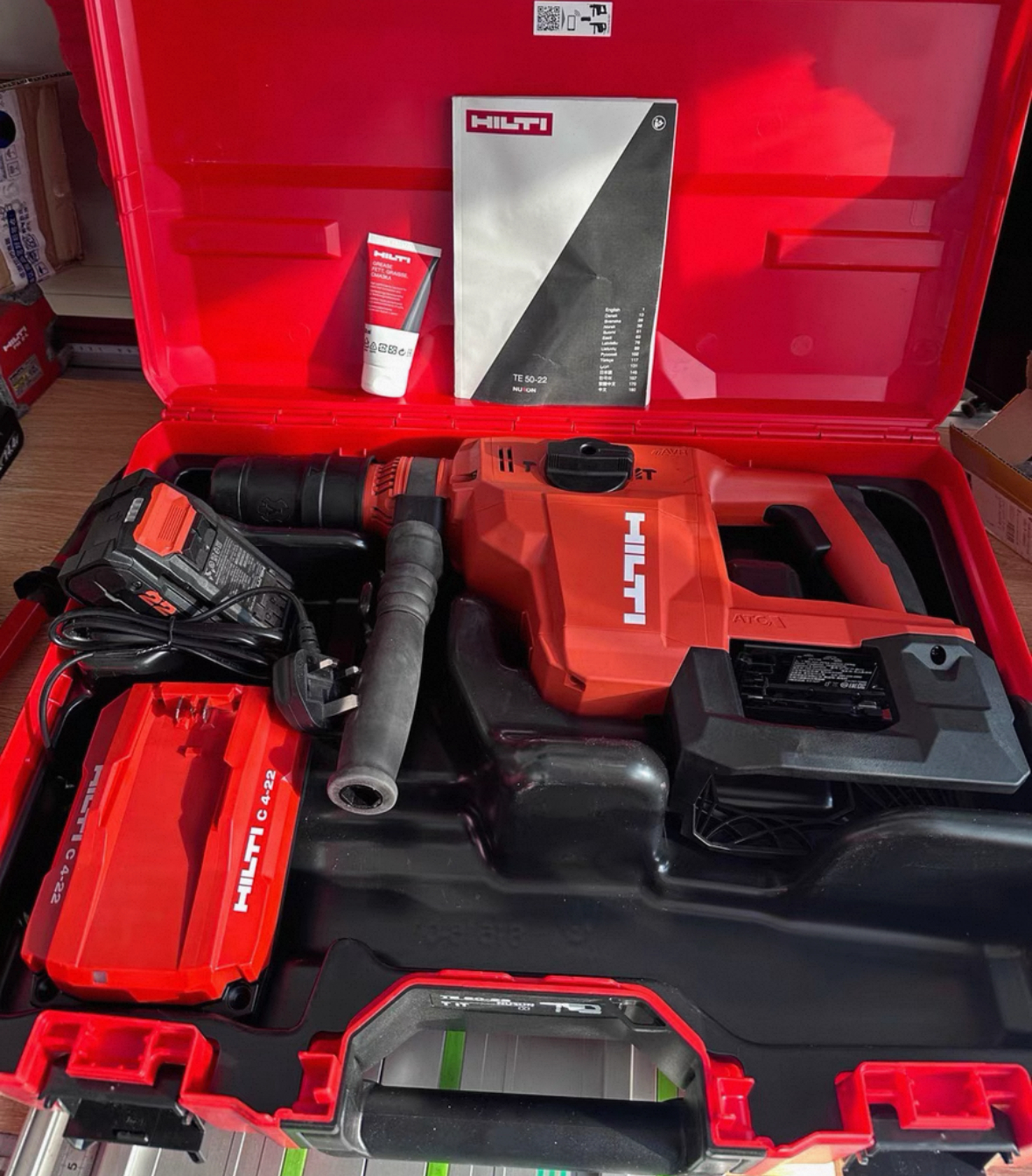 GENUINE HILTI NURON SDS-MAX ROTARY HAMMER REVIEW TE 50-22 with battery ...