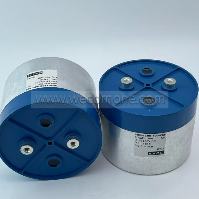 EACO capacitor 1100VDC 400uf SHP-1100-400-FCS