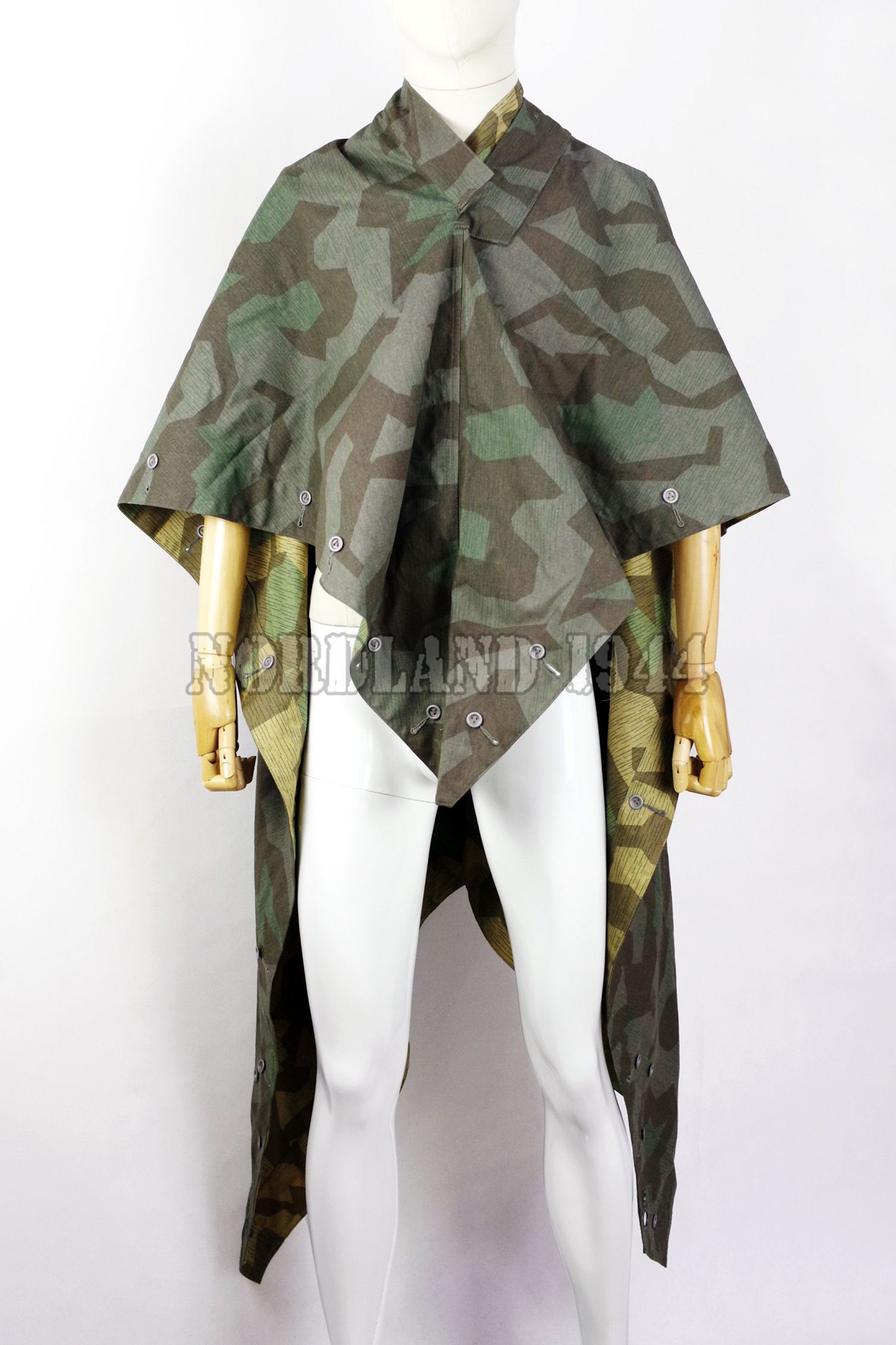 German M31 Oak-Leaf Camouflage Quarter Shelter Poncho Zeltbahn ...