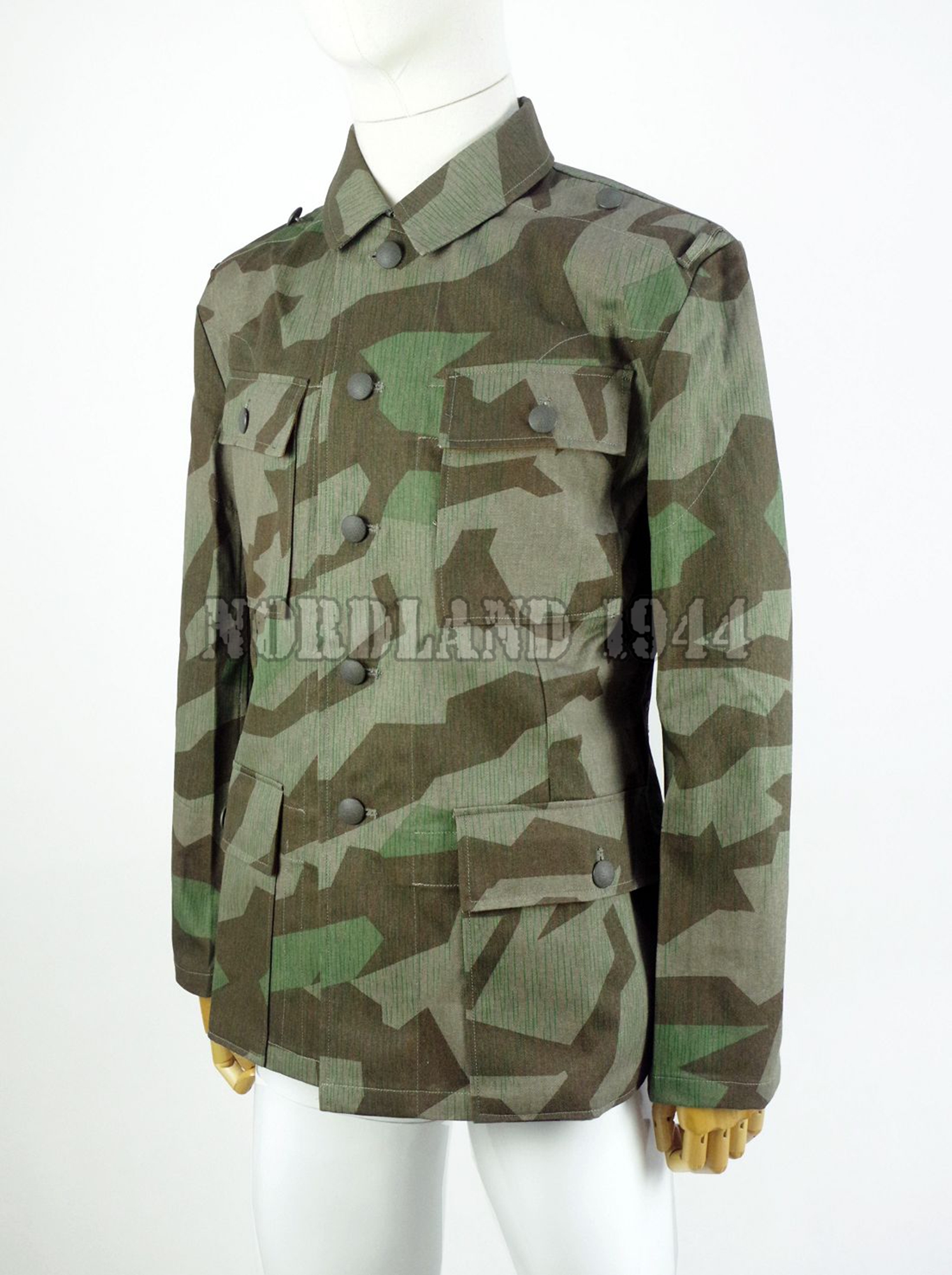 German M43 SPLINTER PATTERN CAMOUFLAGE FIELD BLOUSE AND TROUSERS
