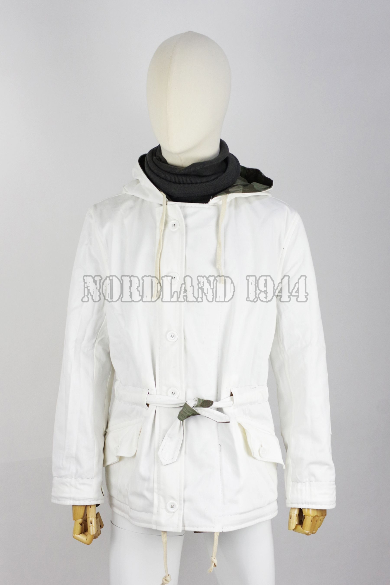 WWII German Splinter Pattern Camouflage Reversible Winter Parka