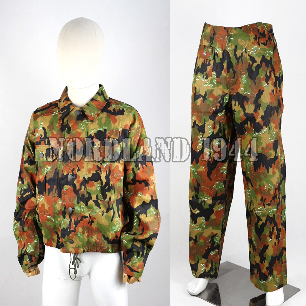 German Elite M45 leibermuster camouflage field tunic and trousers