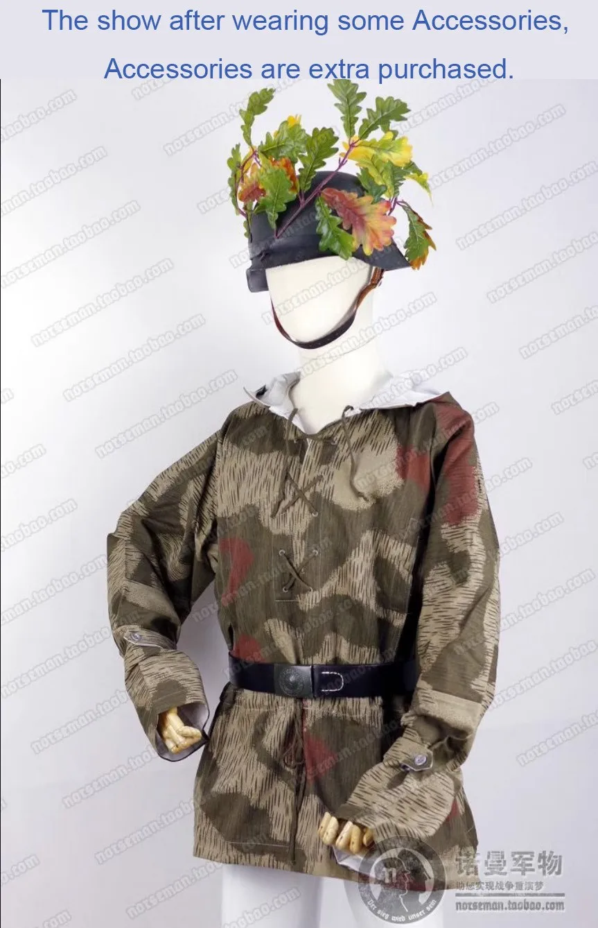 Reproduction Cosplay WW2 German WH Tan Water Camouflage and Splinter ...