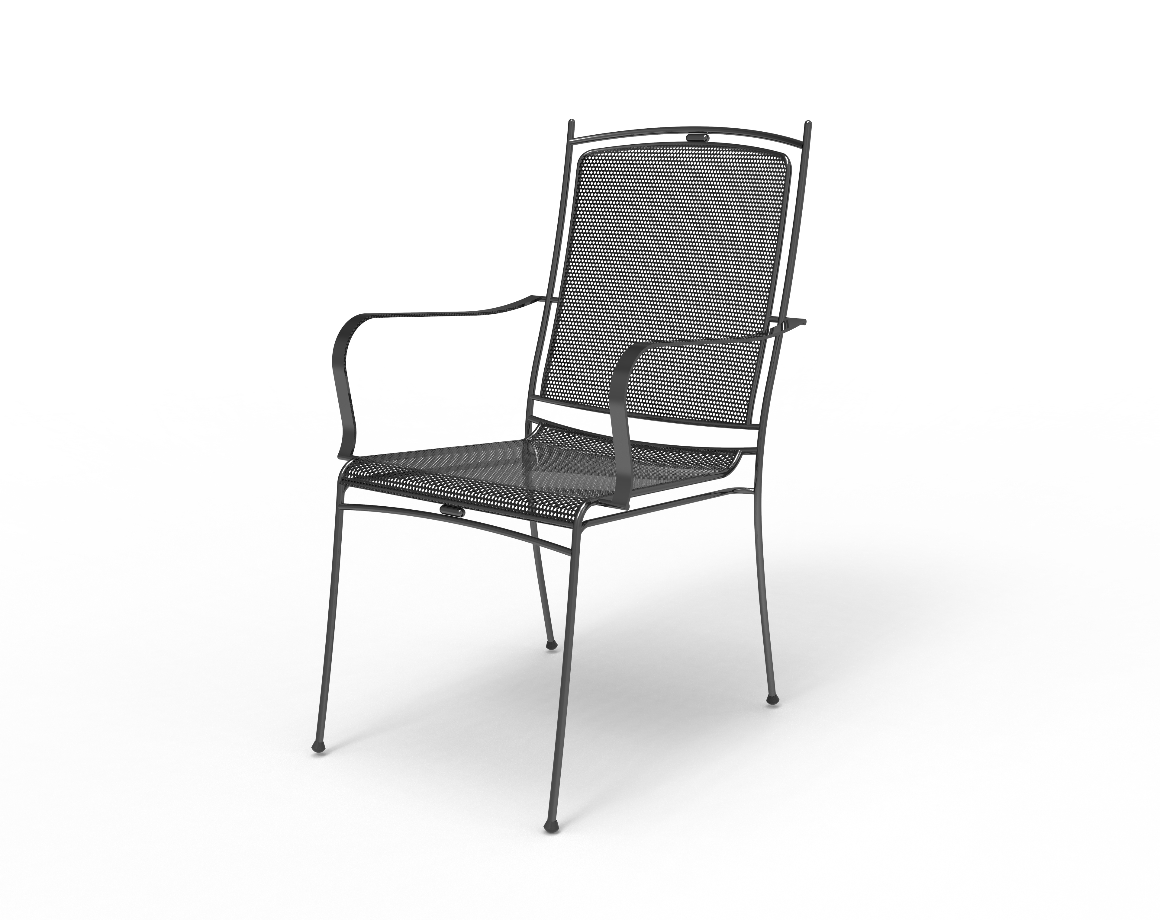 Newly designed iron mesh chair