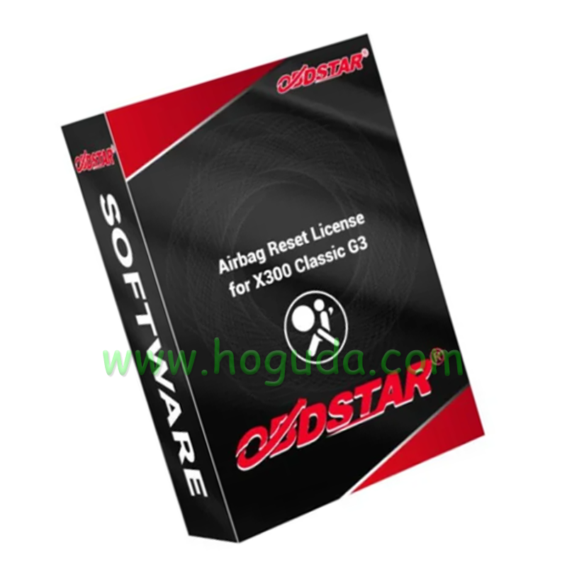 Airbag Reset License Software for OBDSTAR X300 Classic G3 /keymaster G3 ...