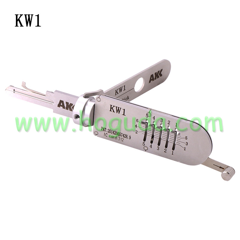 Original AKK Tools KW1 2 in 1 Decoder And Lock Picks Tool
