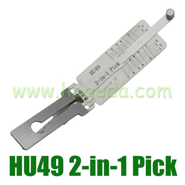 For Original Lishi HU49 for VW Jetta lock pick and decoder together 2 ...