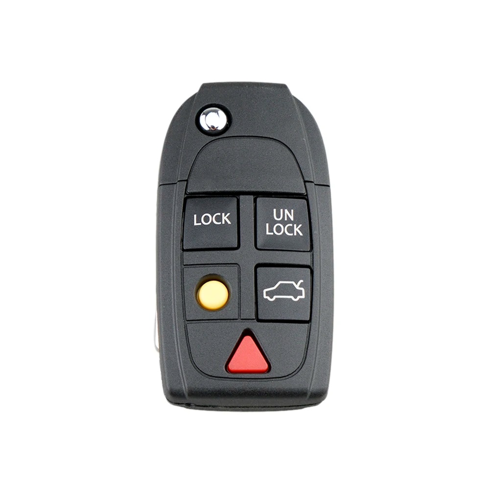 For Volvo 5 button remote key blank without Logo