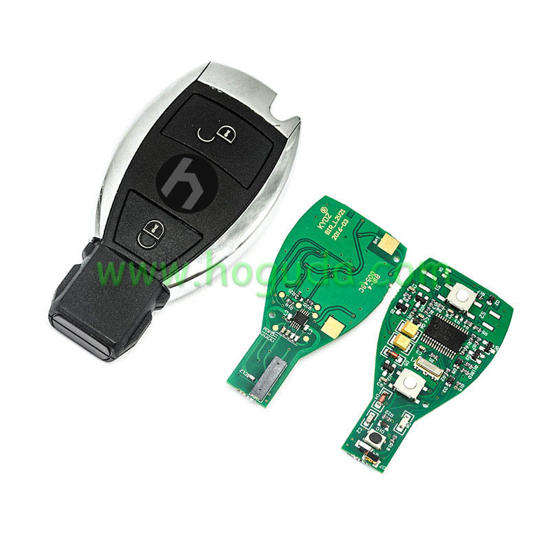 For Benz BE Type Nec and BGA Processor 2 button remote key with 433MHZ